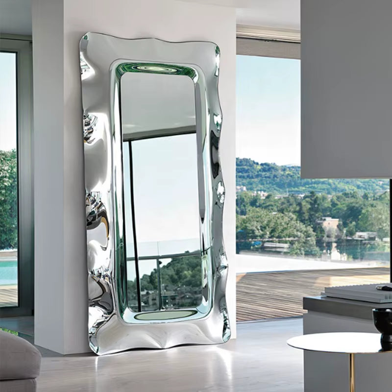 Wave Mirror Decorative Wall Mirror Sparkle Handmade Beveled Decor Mirr ...